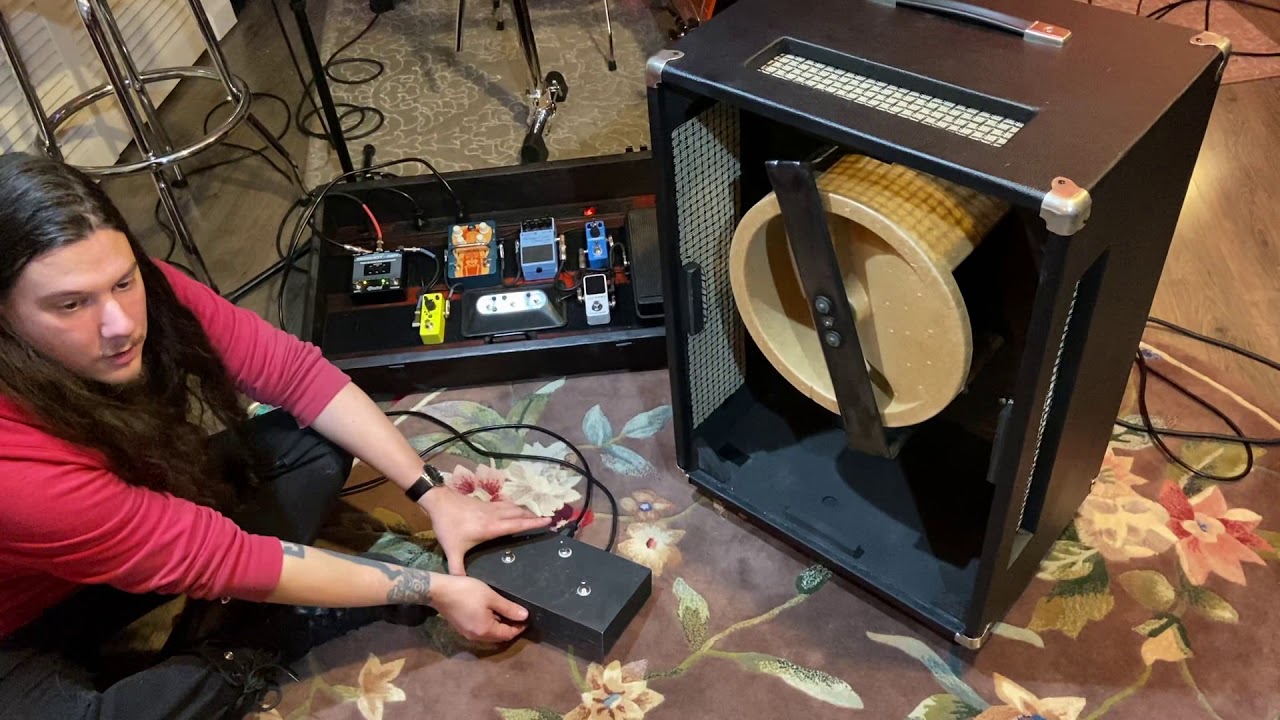 Homemade Leslie Demo - YouTube