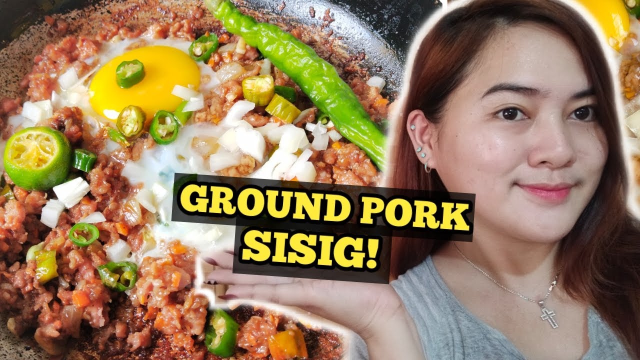 How to Cook GROUND PORK SISIG | by Jackie [tutorial] - YouTube