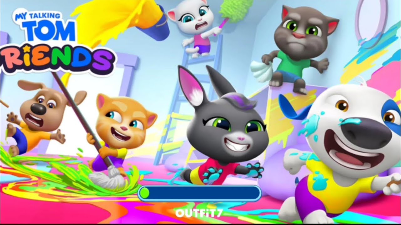 My Talking Tom Friends fun gameplay NEW UPDATE 2021 - Spring colors ...