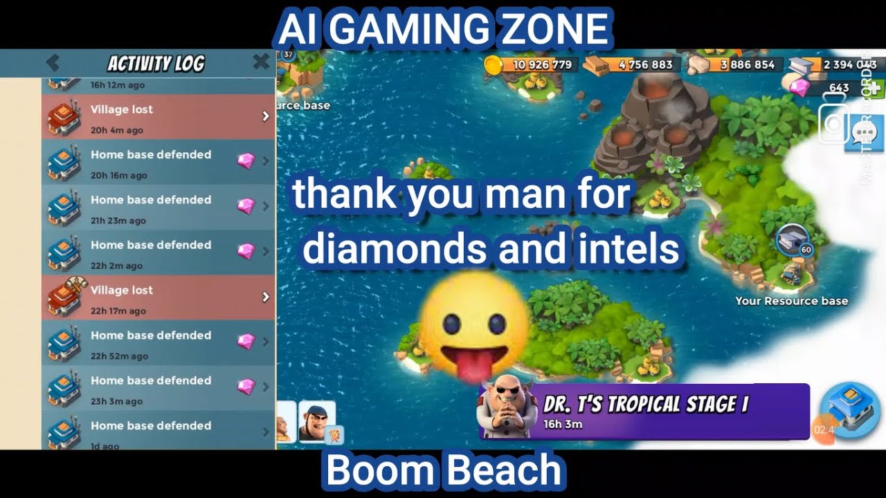 Boom Beach: Base Layout To Get More DIAMONDS and INTELS You'll Ever See ...