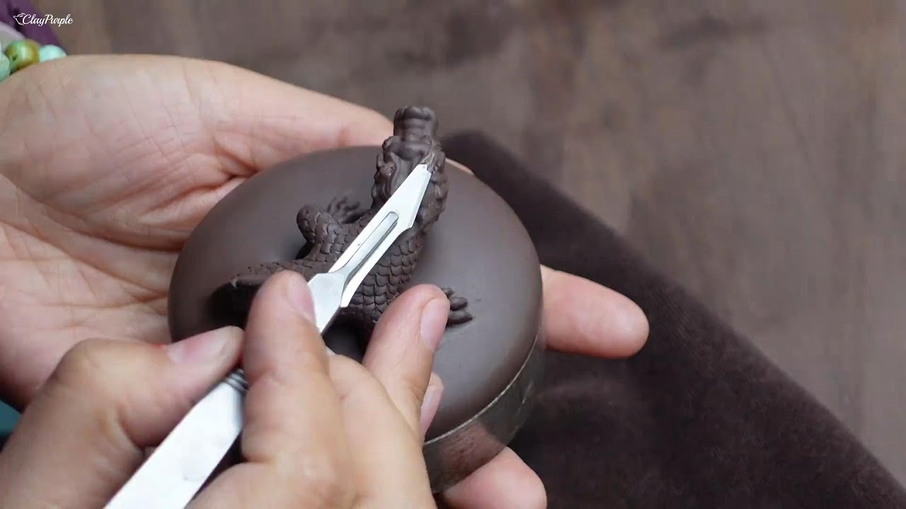 The Making of Purple Clay Teapot 134 - YouTube