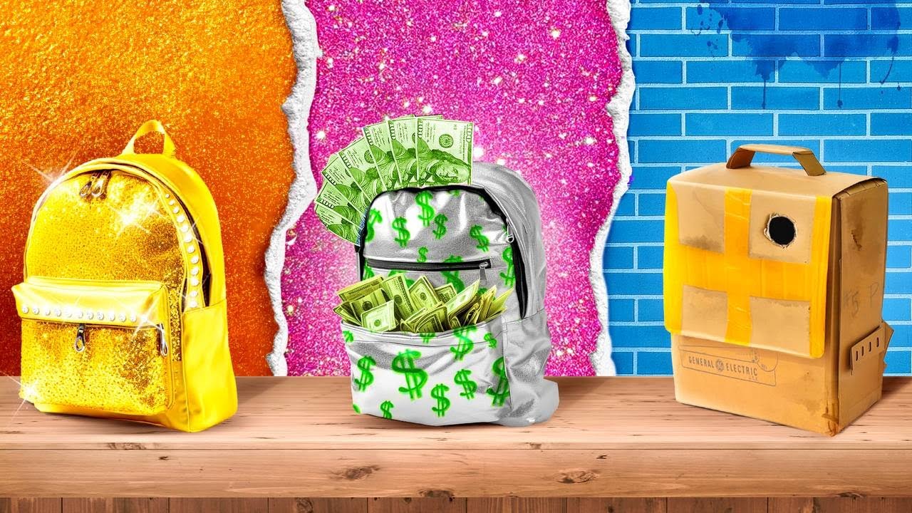 Rich VS Poor VS Giga Rich Student || How to Become Popular in College ...