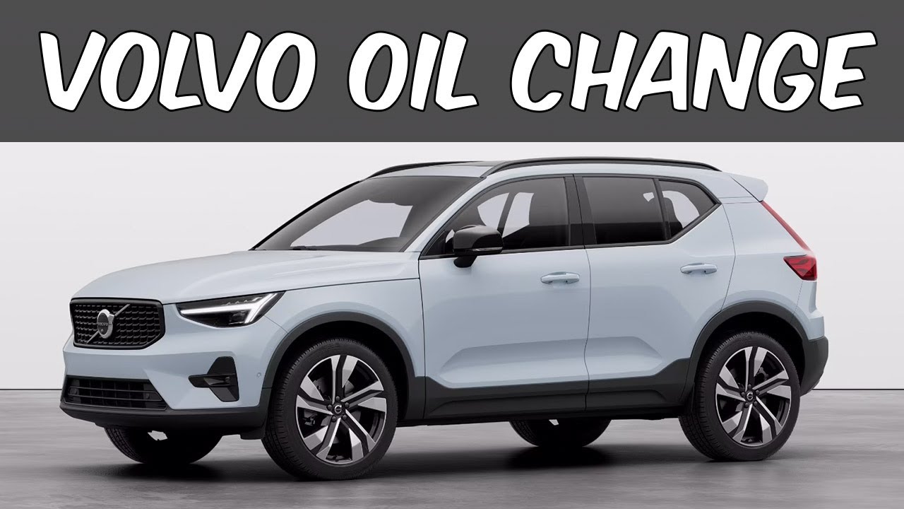 How to Change your Oil on a Volvo XC40 (or S90/XC90/XC60/XC70/and more ...
