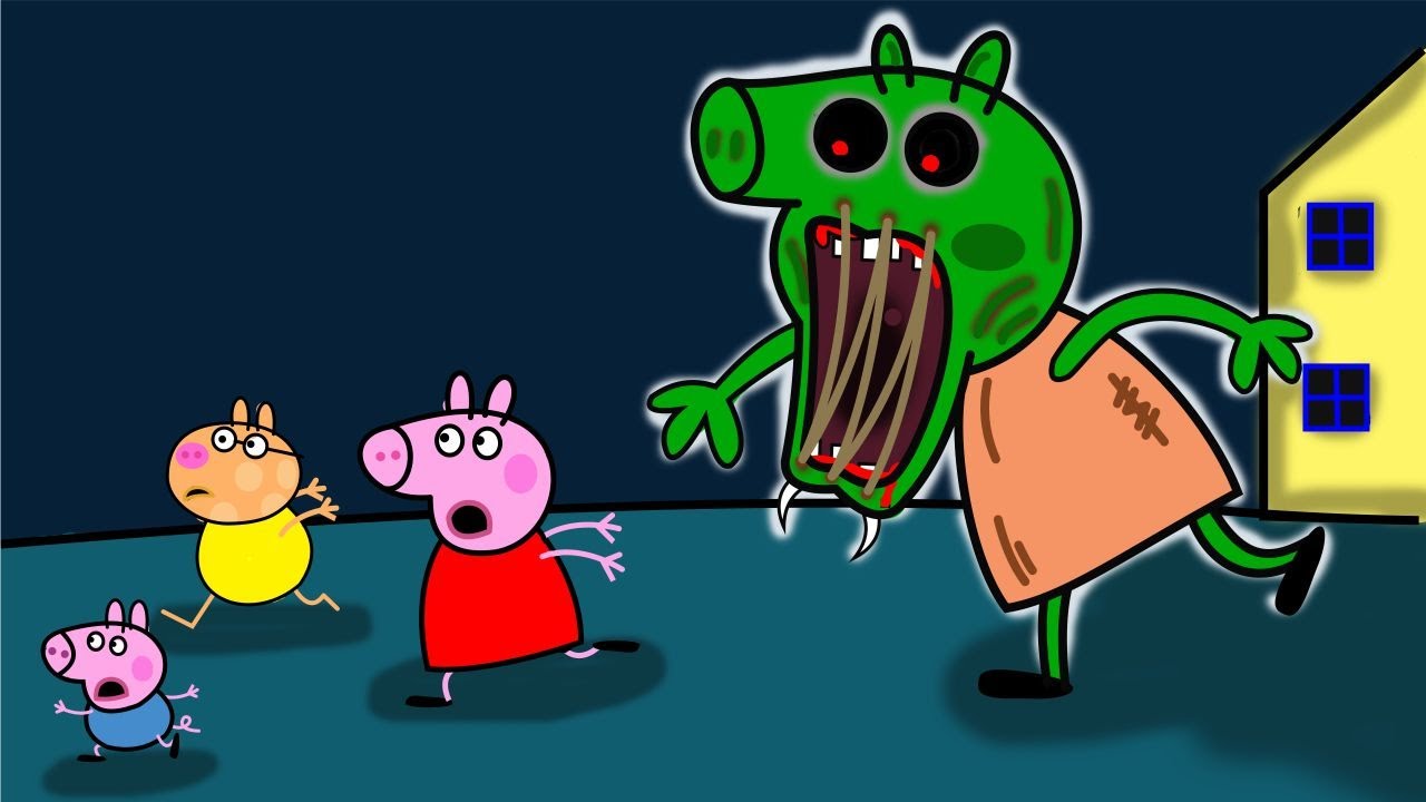 Peppa Pig Danger! Mummy Pig Zombie Visits Apocalypse Night | Peppa Pig ...