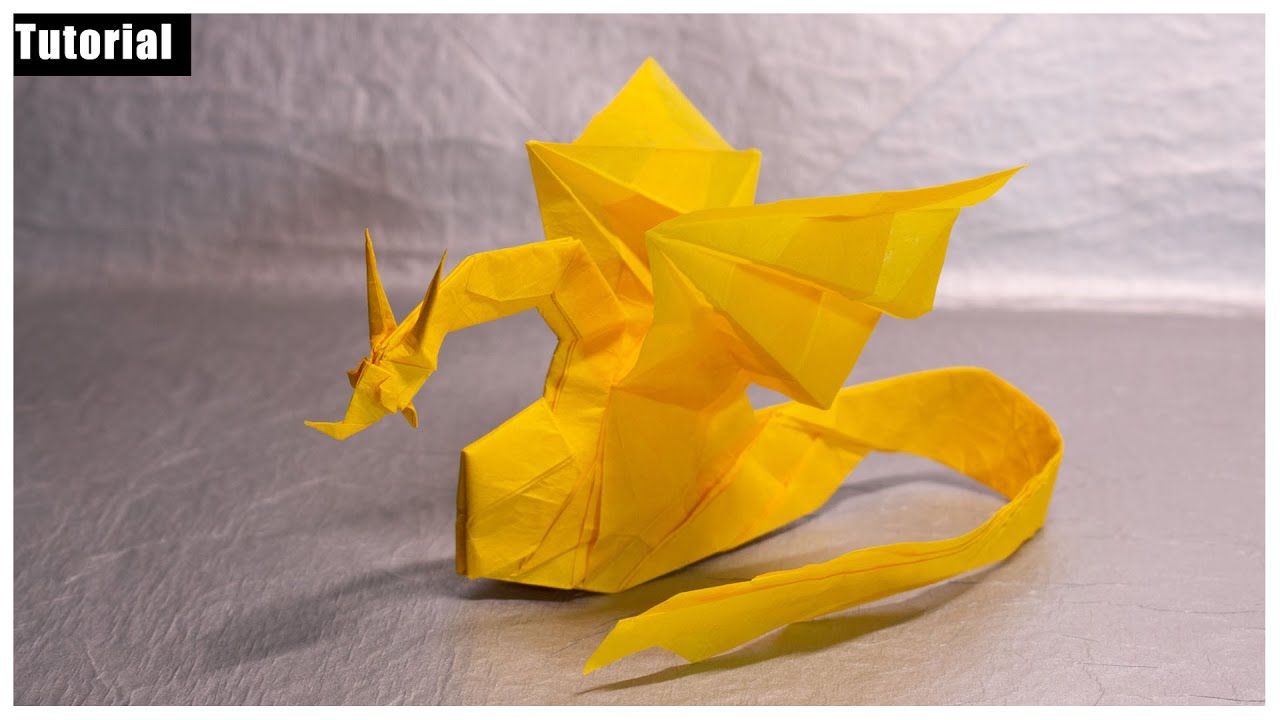 Origami Tutorial EP.8 | Origami Amphiptere (Level 3) - YouTube