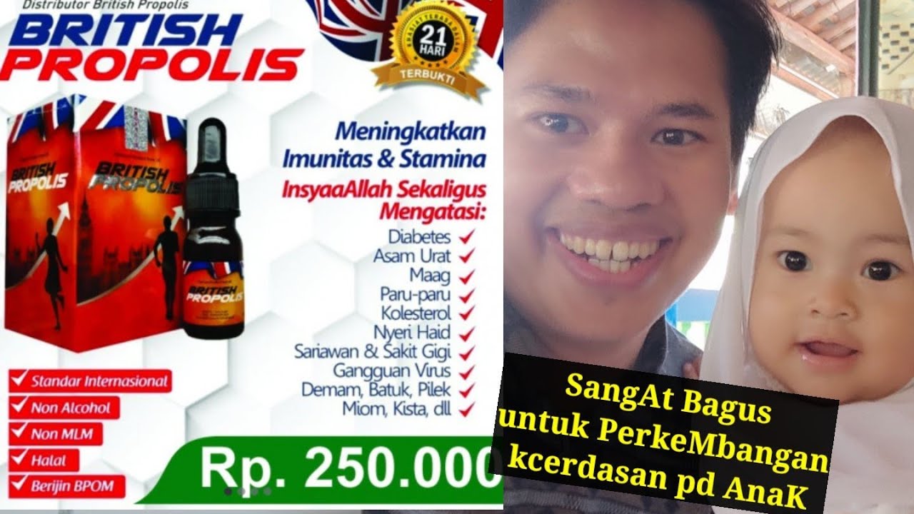 CARA MINUM BRITISH PROPOLIS PADA ANAK - @haigais - YouTube