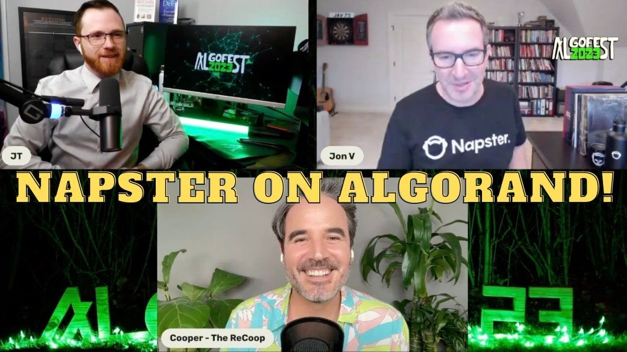 Building NAPSTER on ALGORAND | Guest: CEO Jon Vlassopulos - YouTube