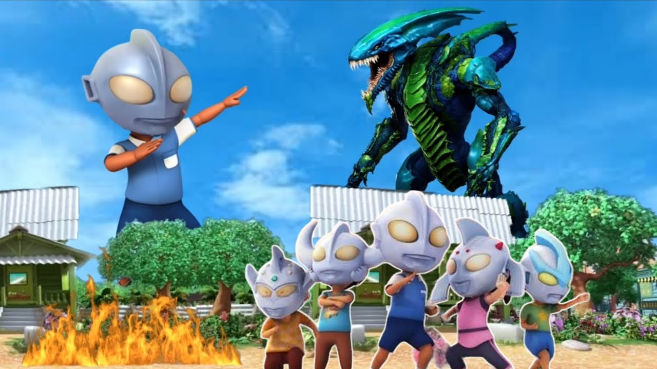ultramen jarjit melawan alien hijau planet endrus - YouTube