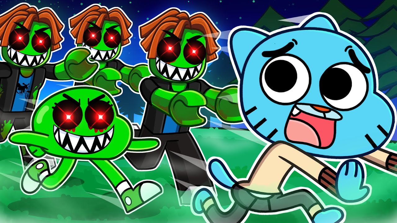 Gumball Plays ZOMBIE HIDE & SEEK With DARWIN... - YouTube