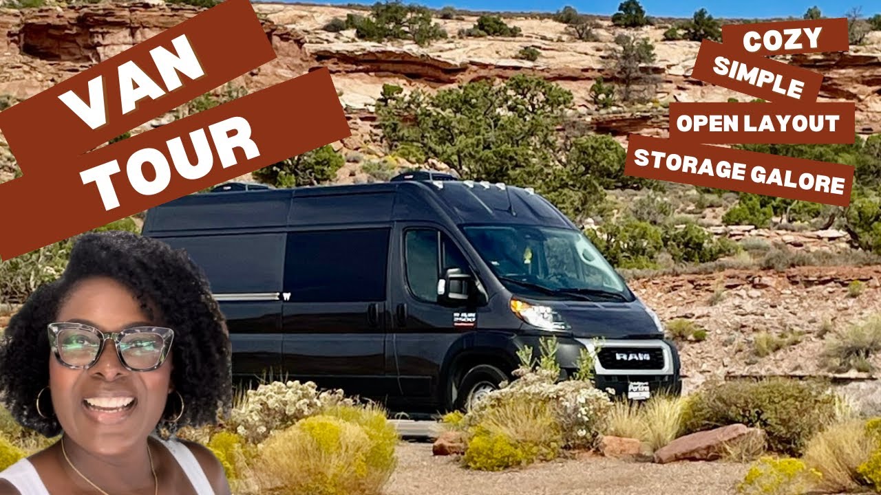 VAN TOUR | The ULTIMATE Simple Build with TONS of Storage and a Cozy ...