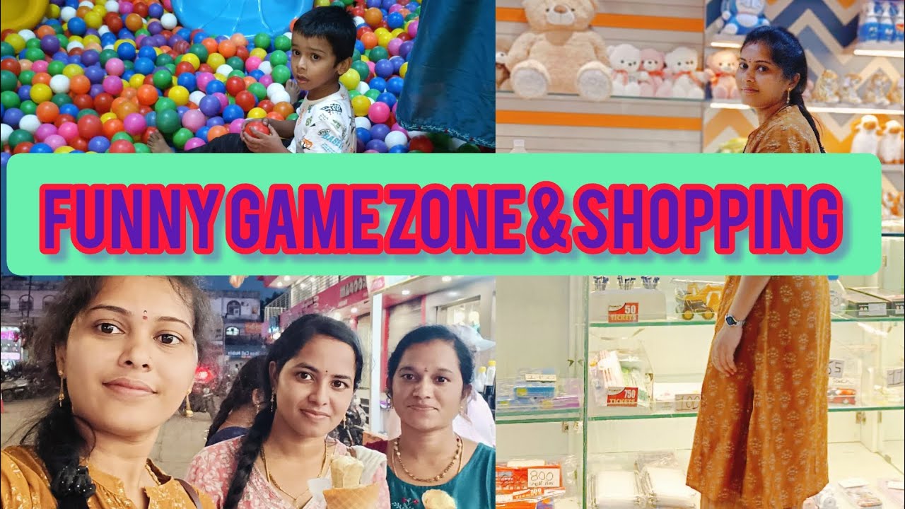 Funny game zone & shopping 🛍️ #kids #funny # shopping - YouTube