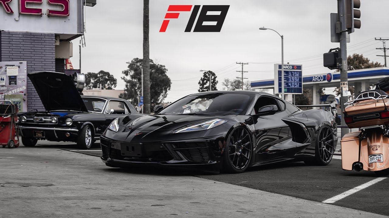 Bagged C8 Corvette on BD-F18s??? | F-Series | Blaque Diamond Wheels ...