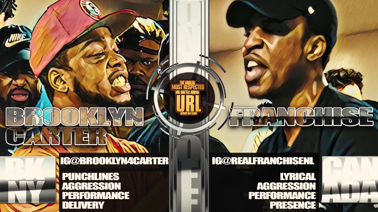 BROOKLYN CARTER VS FRANCHISE SMACK/ URL RAP BATTLE | URLTV - YouTube