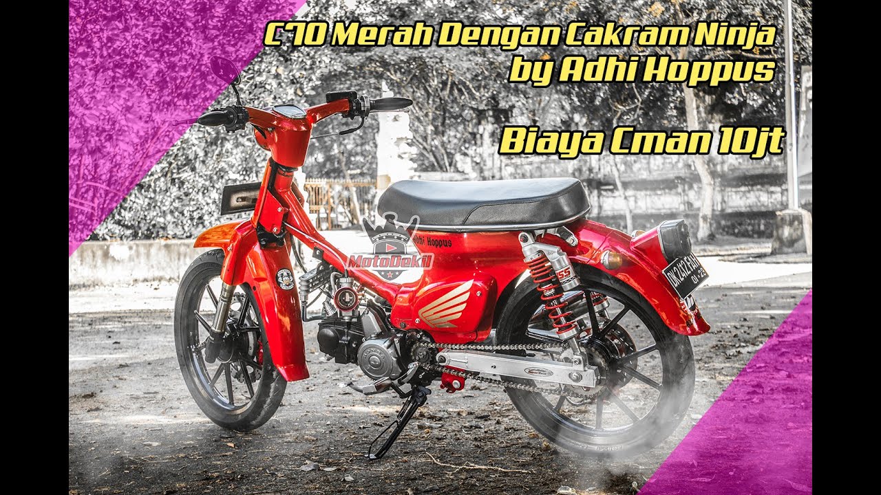 Review Motor Honda Bebek C70 Adhi Oppus C70 Merah Membara Denpasar ...