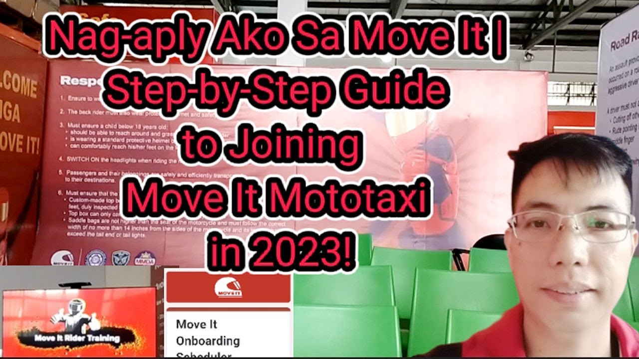 Nag-APPLY Ako Sa MOVE IT | Step-by-Step GUIDE to Joining Move It ...