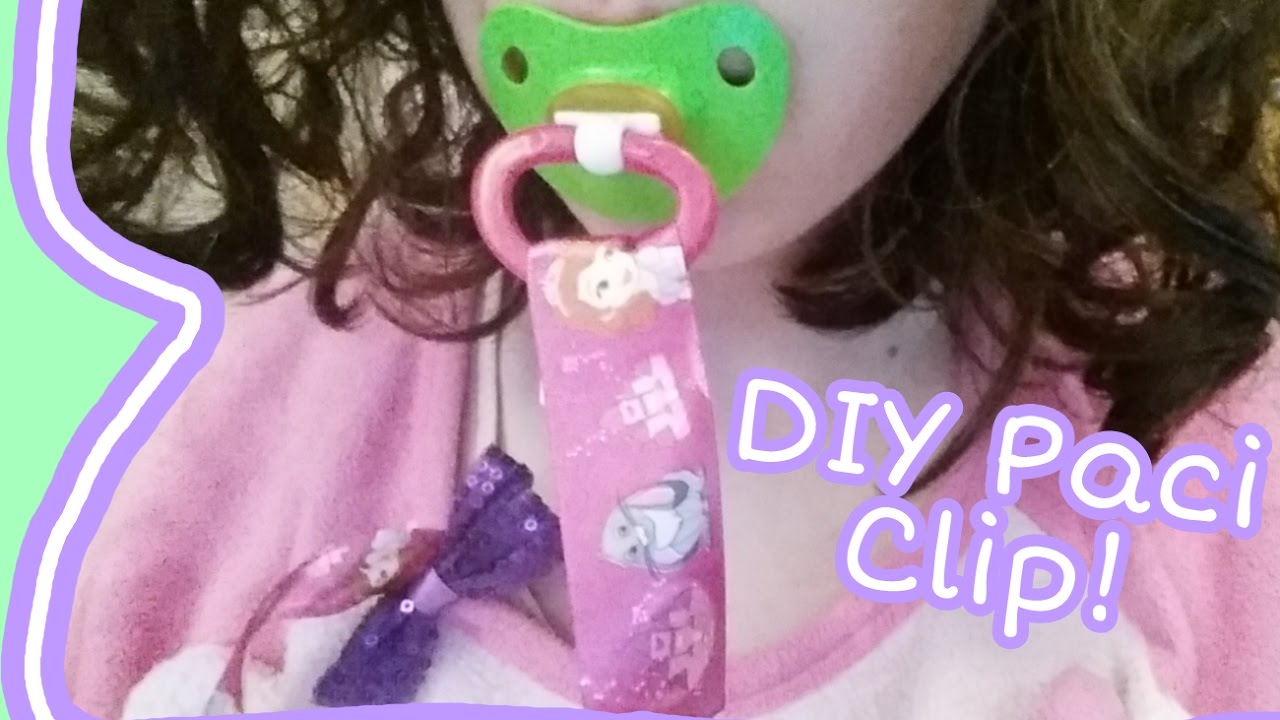 Pacifier Clip Tutorial! - YouTube