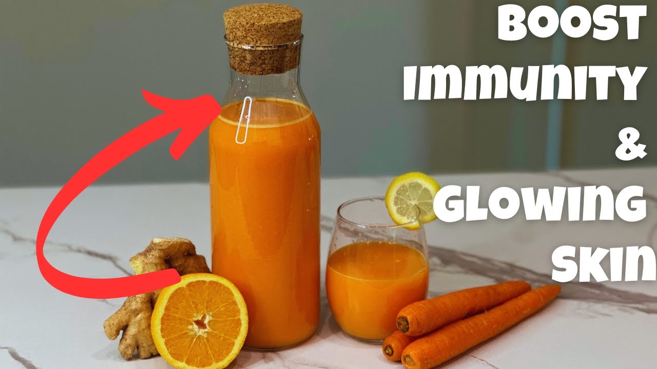 Boost Immunity & Glowing Skin Naturally with Carrot Orange Ginger Juice ...