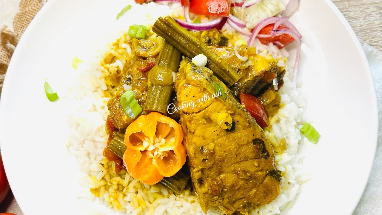 Snapper curry with Saijan #curry #fishcurry #guyanesefishcurry - YouTube