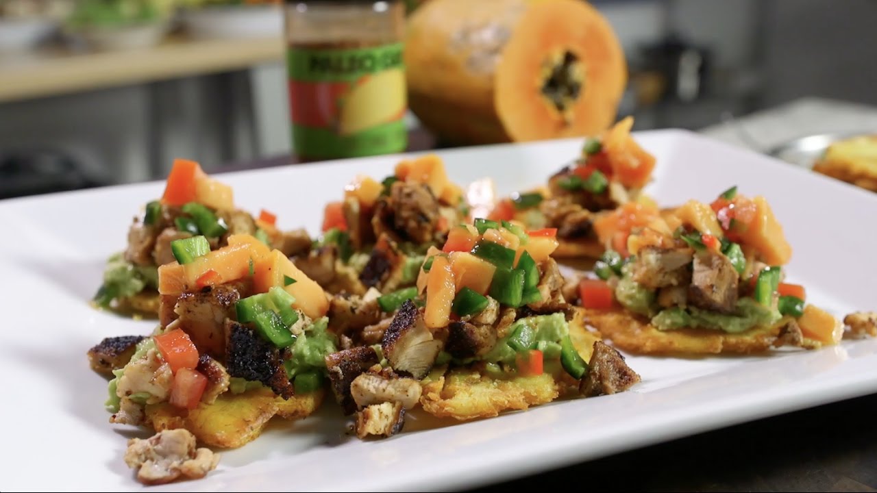 Cheechako Chicken Tostones - Paleo Cooking with Nick Massie - YouTube