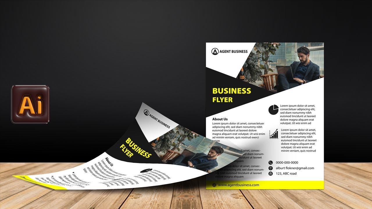 How To Design A Flyer in Adobe Illustrator Step by step instructions ...