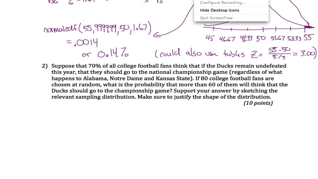 sampling distribution quiz - YouTube