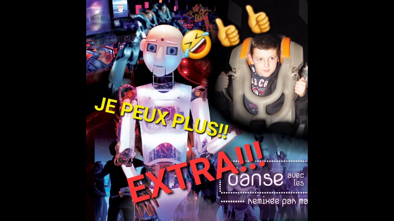 Futuroscope: Je danse avec les robots. Sensationnel!!!🤣🤣👌👌 - YouTube