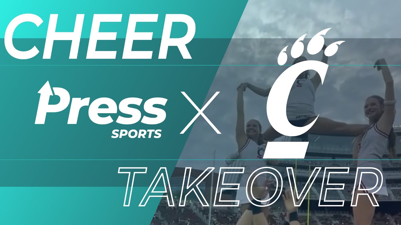 Press Sports x Cincinnati Cheer Takeover 🐻 💥: CFB 2022! #cheer # ...