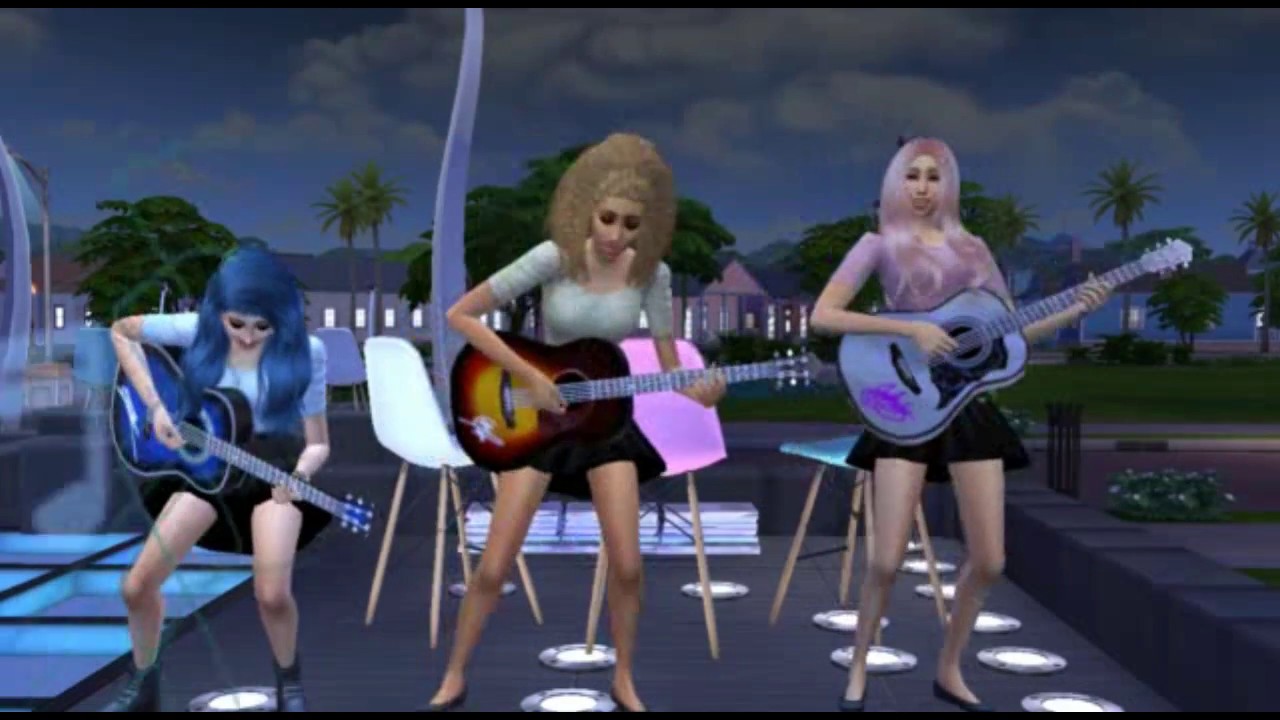 Os desvelo como canta SWTC en los Sims 4+tocan instrumentos//IRINA SIMS ...