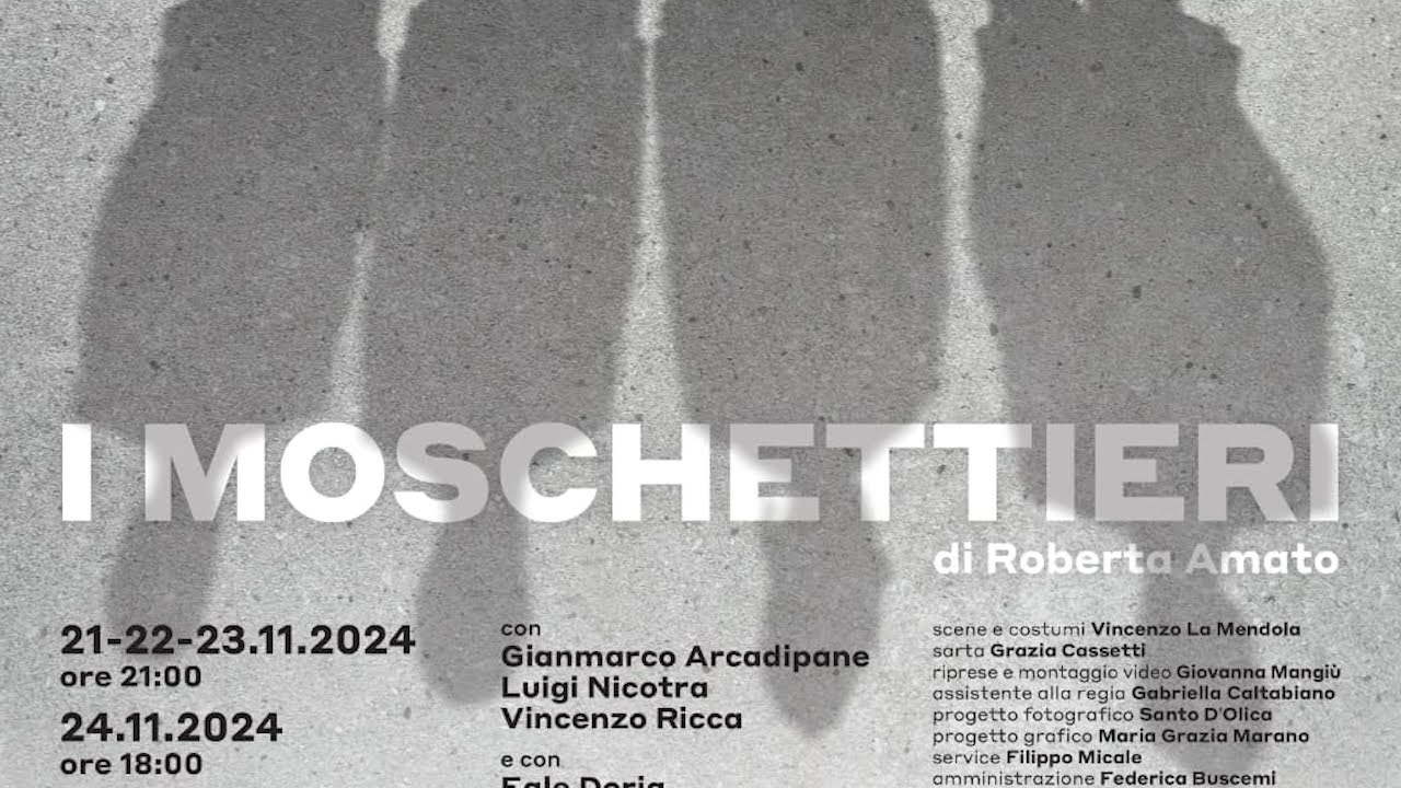 Catania, al Canovaccio “I Moschettieri” di Roberta Amato - YouTube