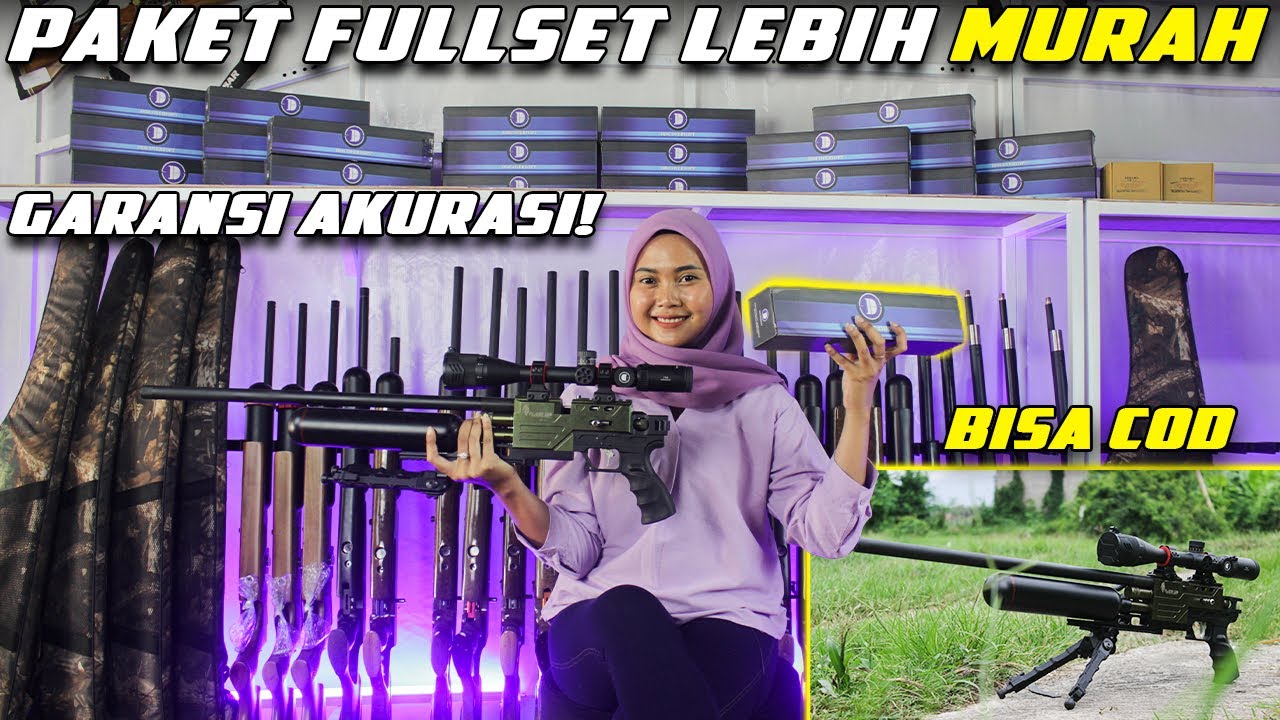 PROMO PAKET FULLSET LEBIH MURAH!! HARGA PCP PREDATOR TACTICAL FULL CNC ...