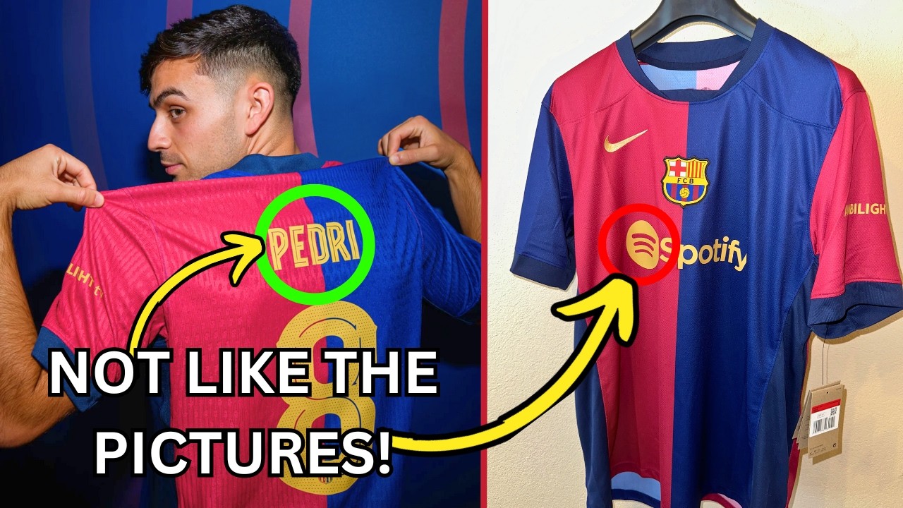 FC Barcelona NEW Kit 2024/2025 Unboxing & Review! 🔵🔴 - YouTube