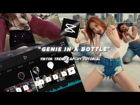 'Genie in a bottle' tiktok trend edit capcut tutorial - YouTube