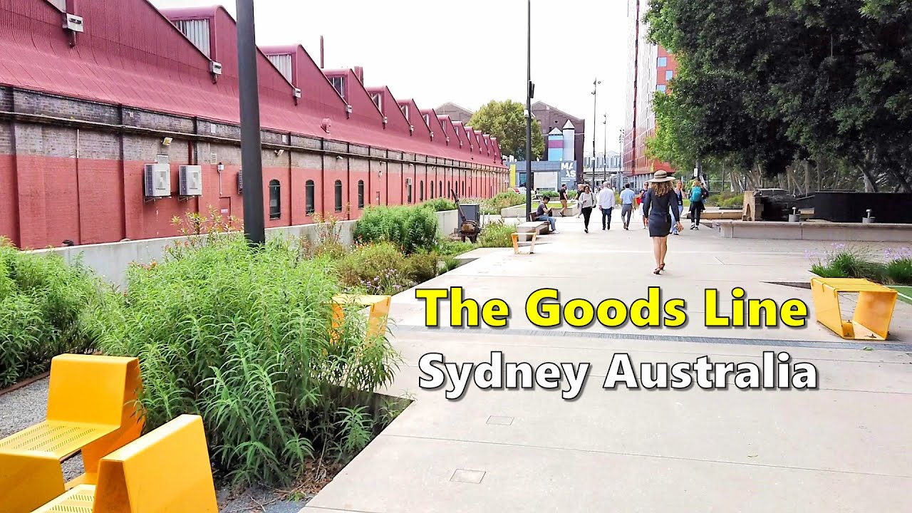 The Goods Line SYDNEY AUSTRALIA Walking Tour 🇦🇺 - YouTube