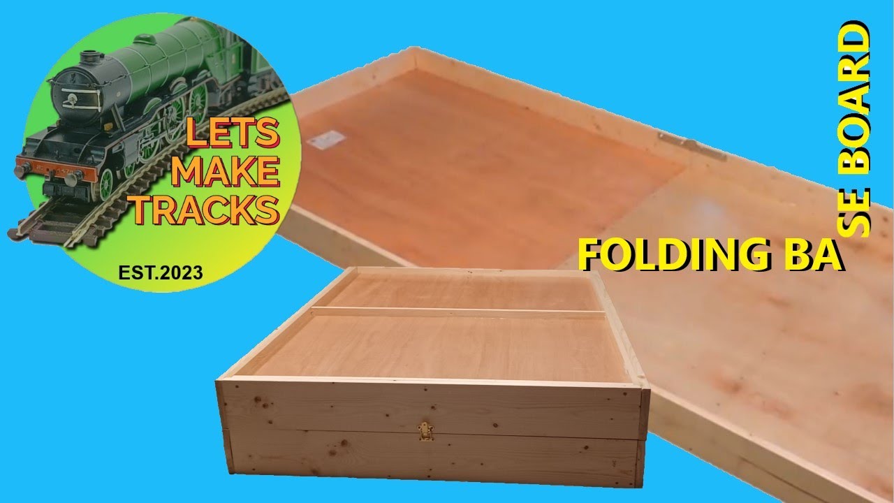 Folding TT120 Model Railway Base Board | Compact & Portable! - YouTube
