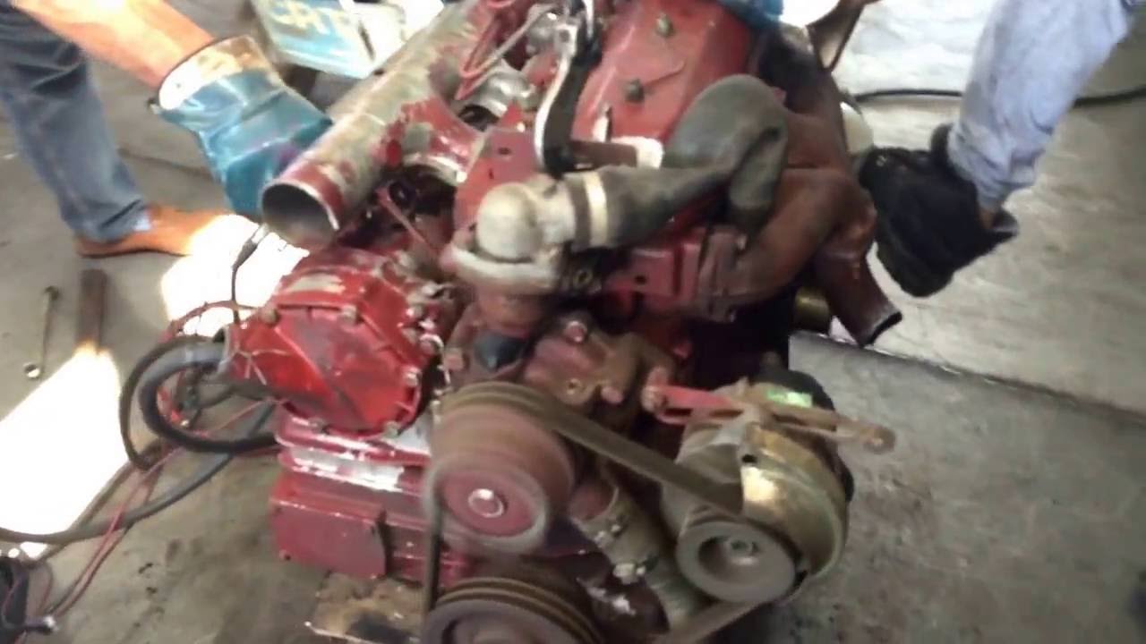 Motore Fiat 8045.05 start - YouTube