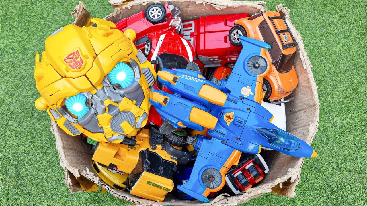 The BOX Full TRANSFORMERS Robot Car Toys: BUMBLEBEE TOBOT CARBOT ...