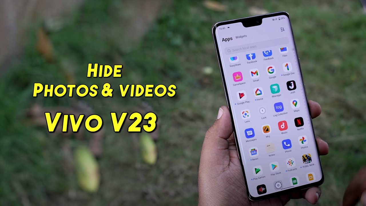 How to Hide Photos & Videos in Vivo V23 & Vivo V23 Pro - YouTube