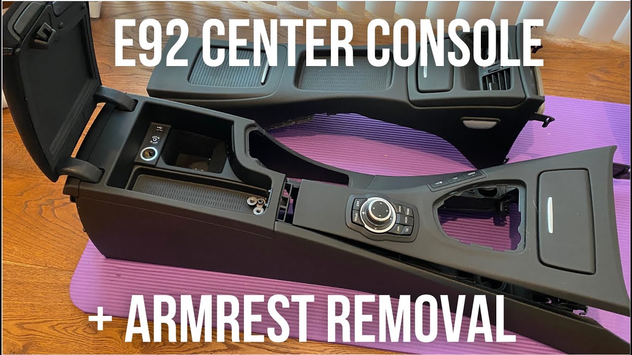 How to remove center console and armrest BMW E92 M3 - Track Car Build ...