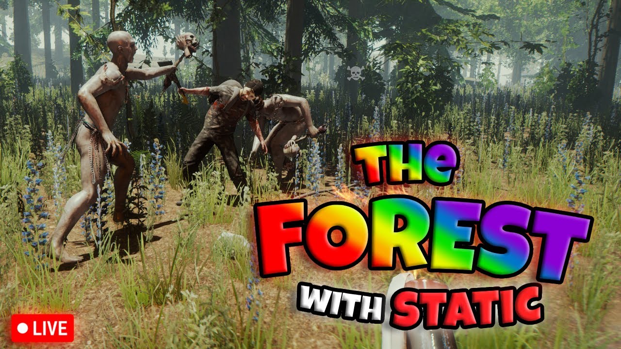 Playing The Forest VR With @StaticIsBarelyAPilot - YouTube