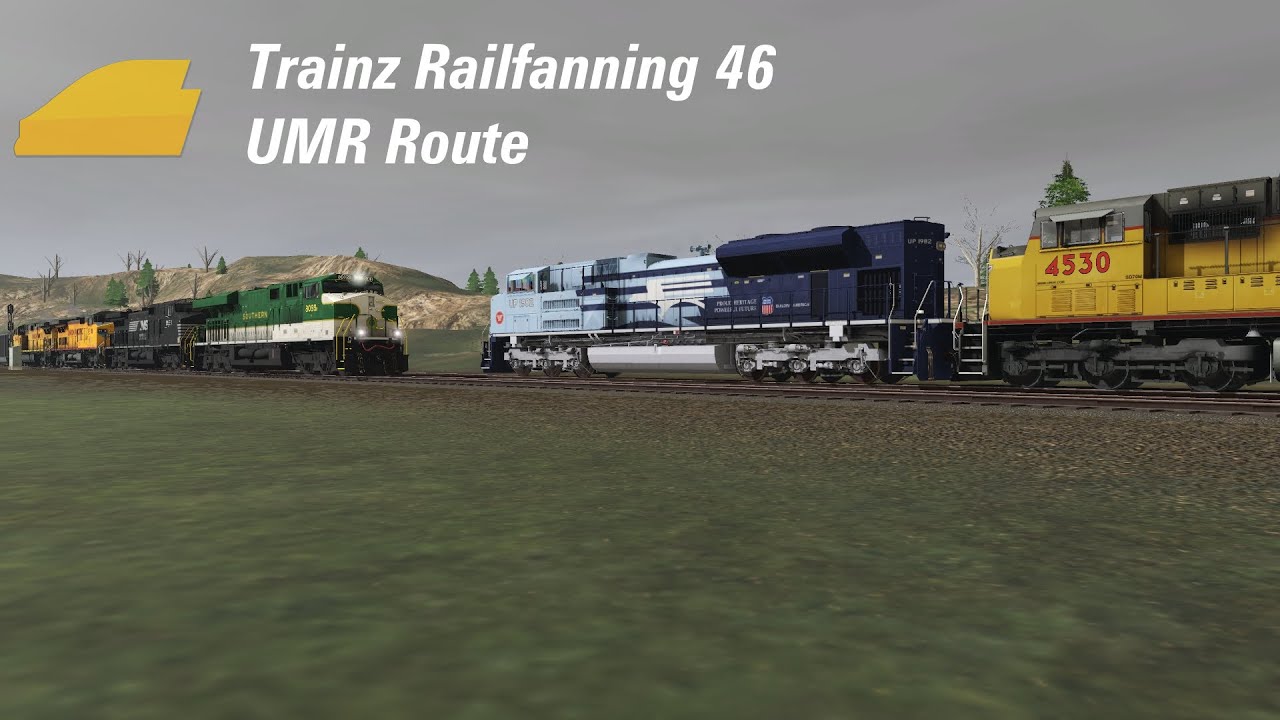 Trainz Railfanning 46 - UMR Route - YouTube