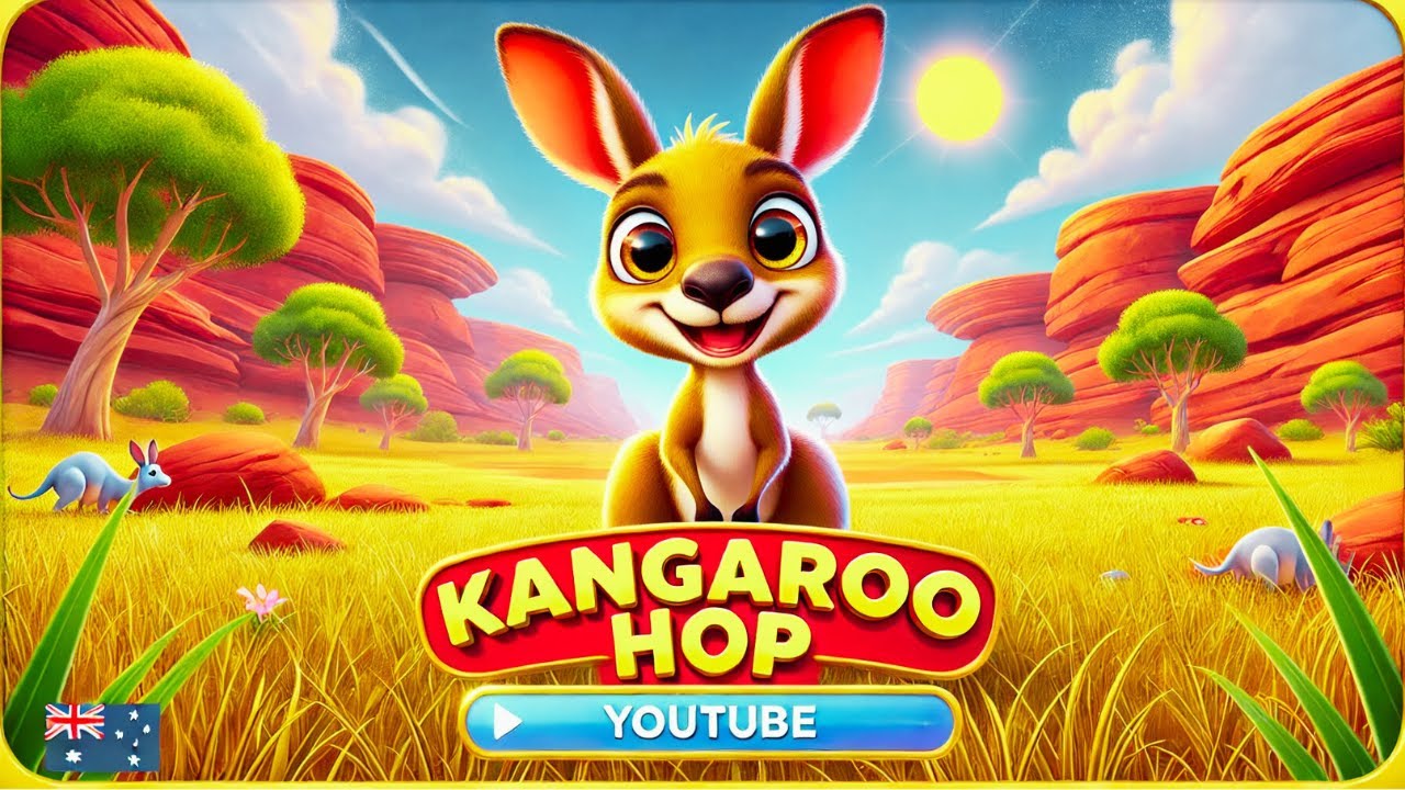 Kangaroo Hop 🦘 | Fun & Energetic Kids' Song! 🎶 - YouTube