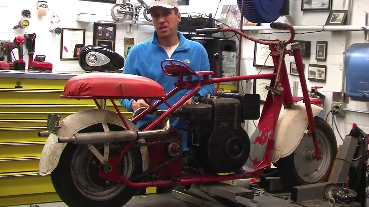 1959 Handmade Bender Motorbike by mikeybike.com - YouTube
