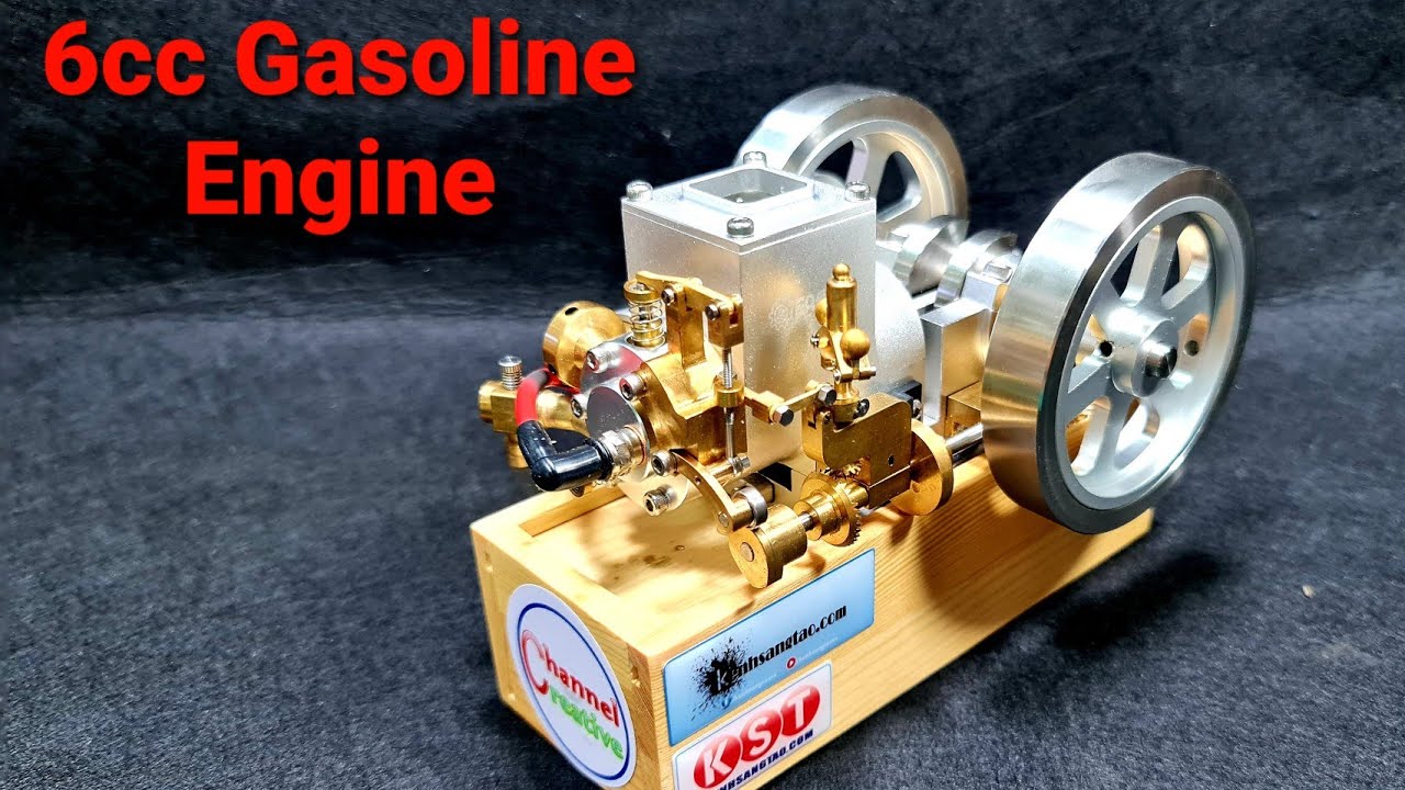 Gasoline Engine 6cc Water Cooled Eachine T6 - YouTube