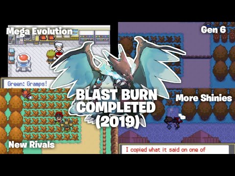 Pokemon Blast Burn (2019) - New Completed Pokemon Rom Hack With Mega ...