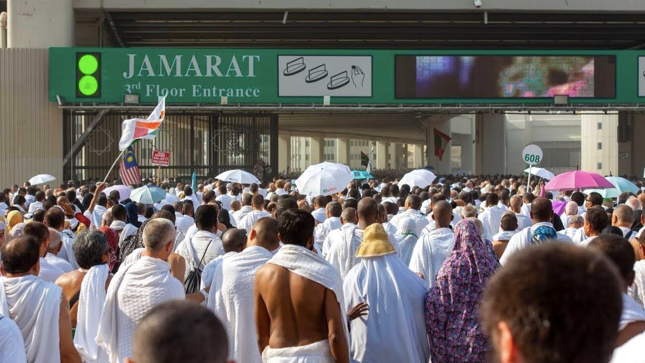 Hajj 2nd Day Rami Al Jamrat |Eid Al Adha |رمی الجمرات - YouTube