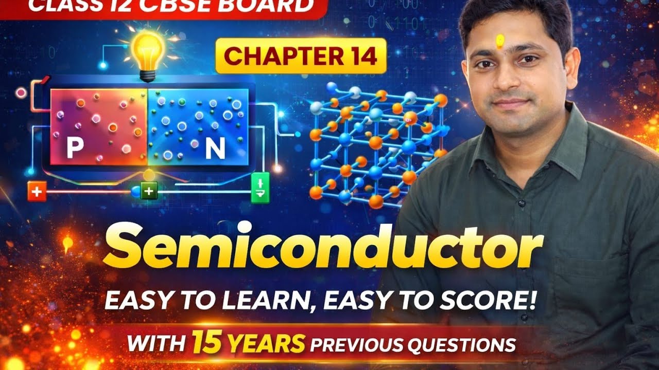Class 12 Physics Semiconductor | Chapter 14 | CBSE Board Class 12 | By ...