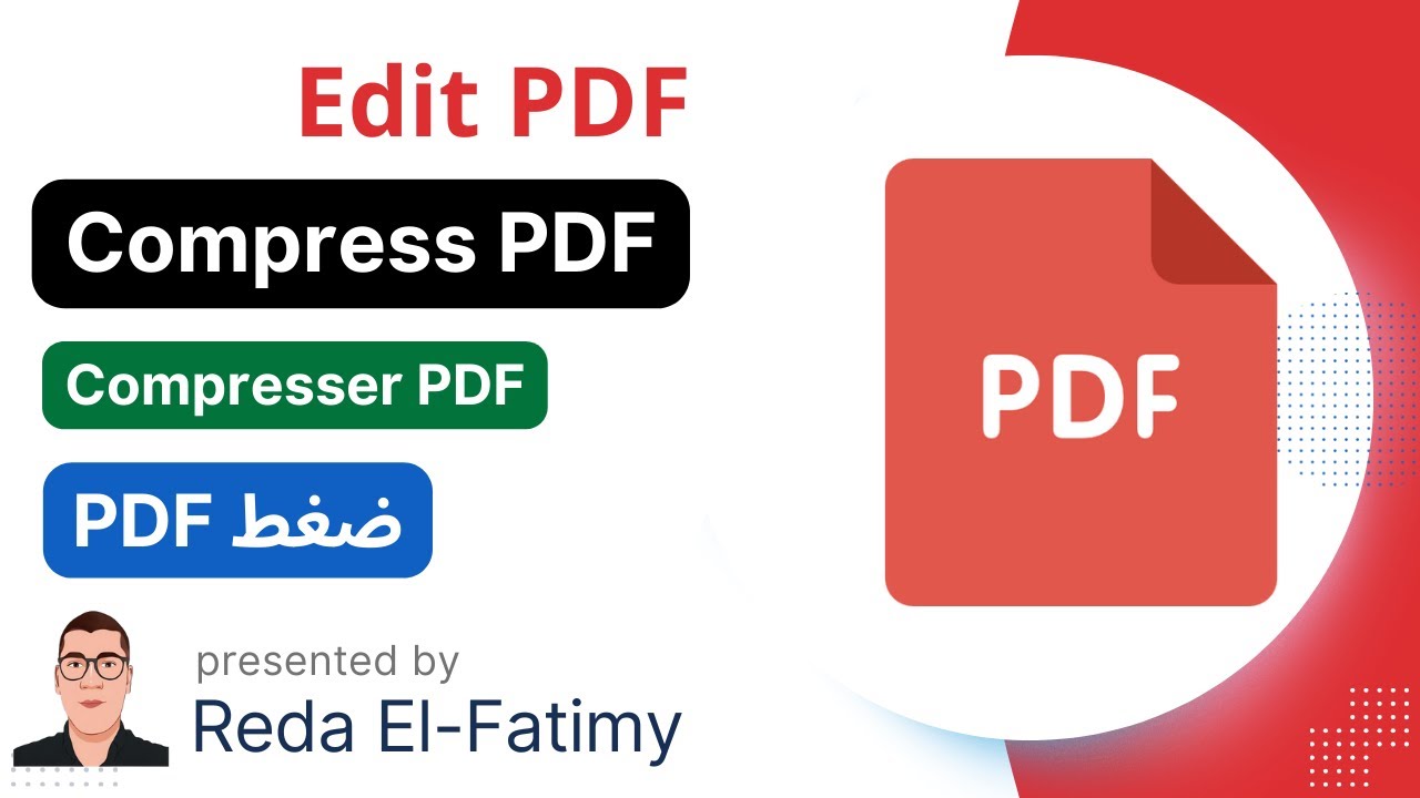 Edit PDF : Compress PDF - YouTube