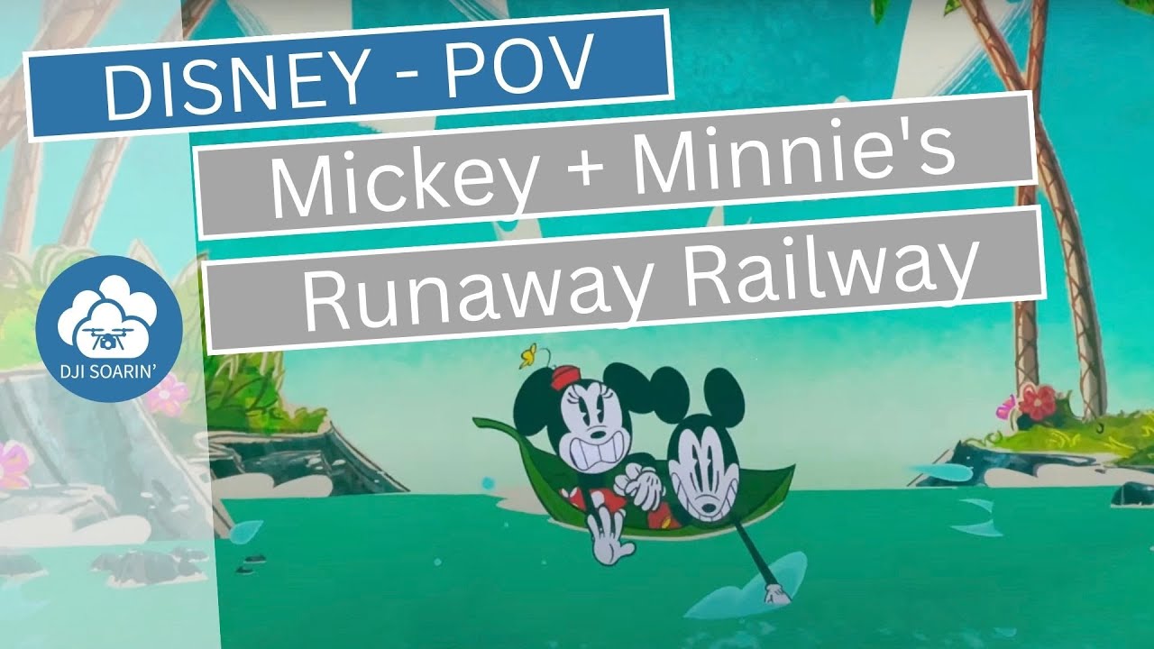 POV: 4K Mickey and Minnie's Runaway Railway - Disney World - YouTube