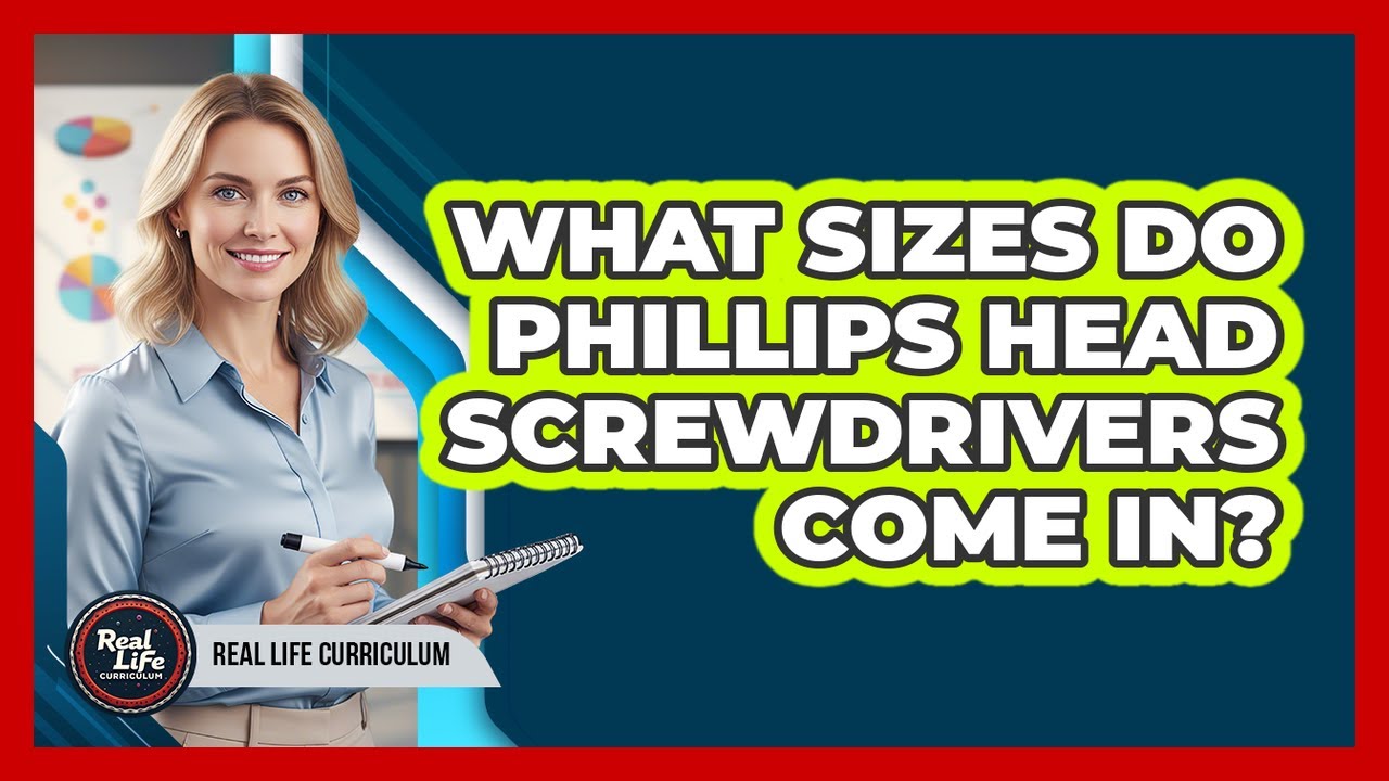 What Sizes Do Phillips Head Screwdrivers Come In? - YouTube