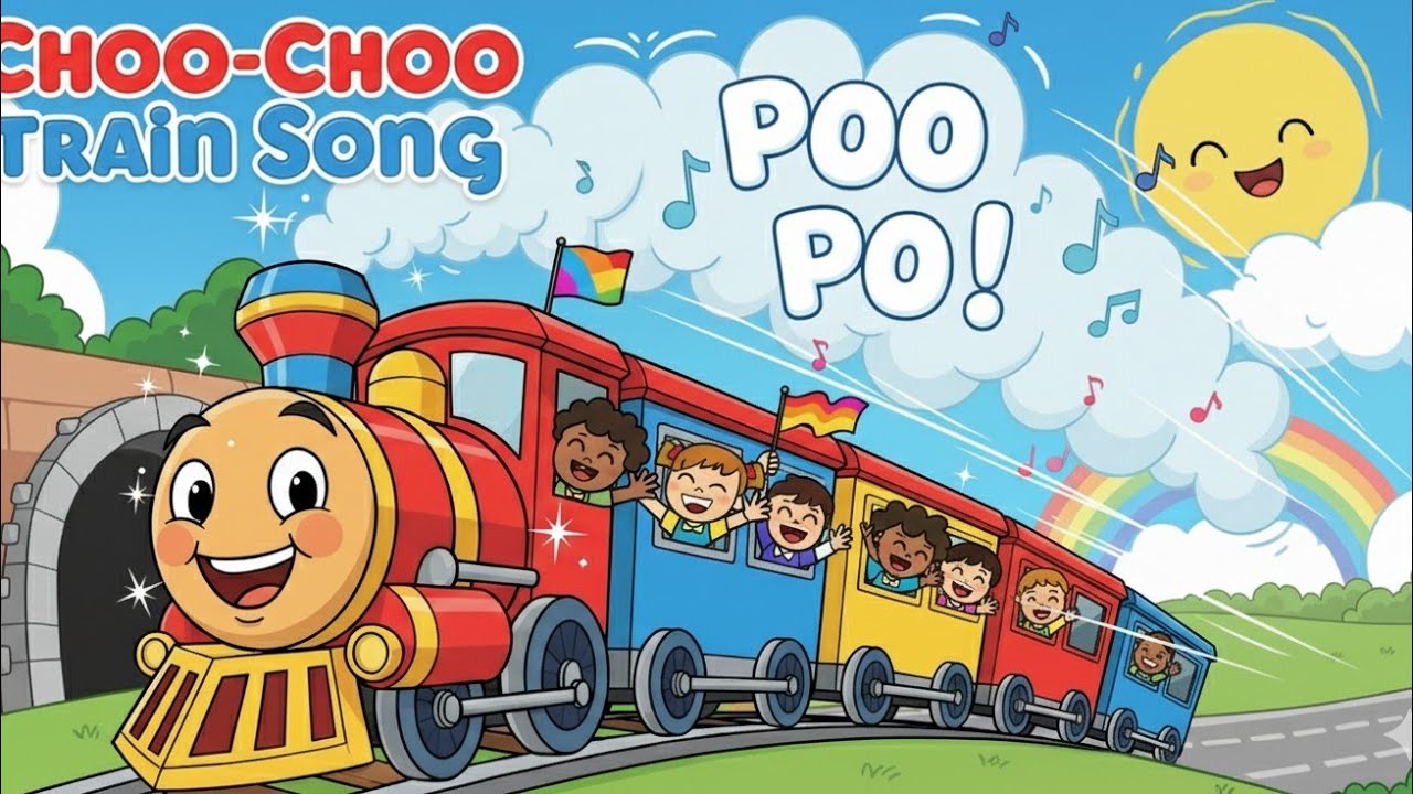 Choo Choo Train Song for Kids 🚂 | Fun Learning & Dance | Nursery Rhyme ...